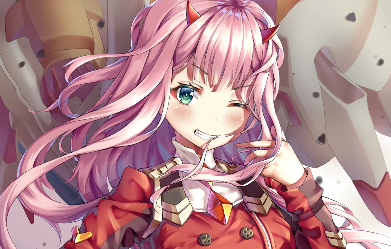 Wallpaper mecha, anime, pretty, japonese, Darling In The Frankxx, Zero ...