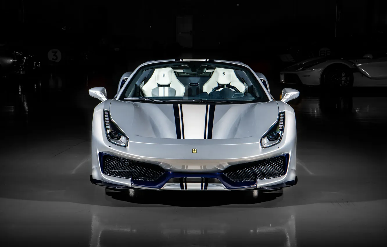 Wallpaper Ferrari, supercar, Ferrari, front view, Supercar, the only ...