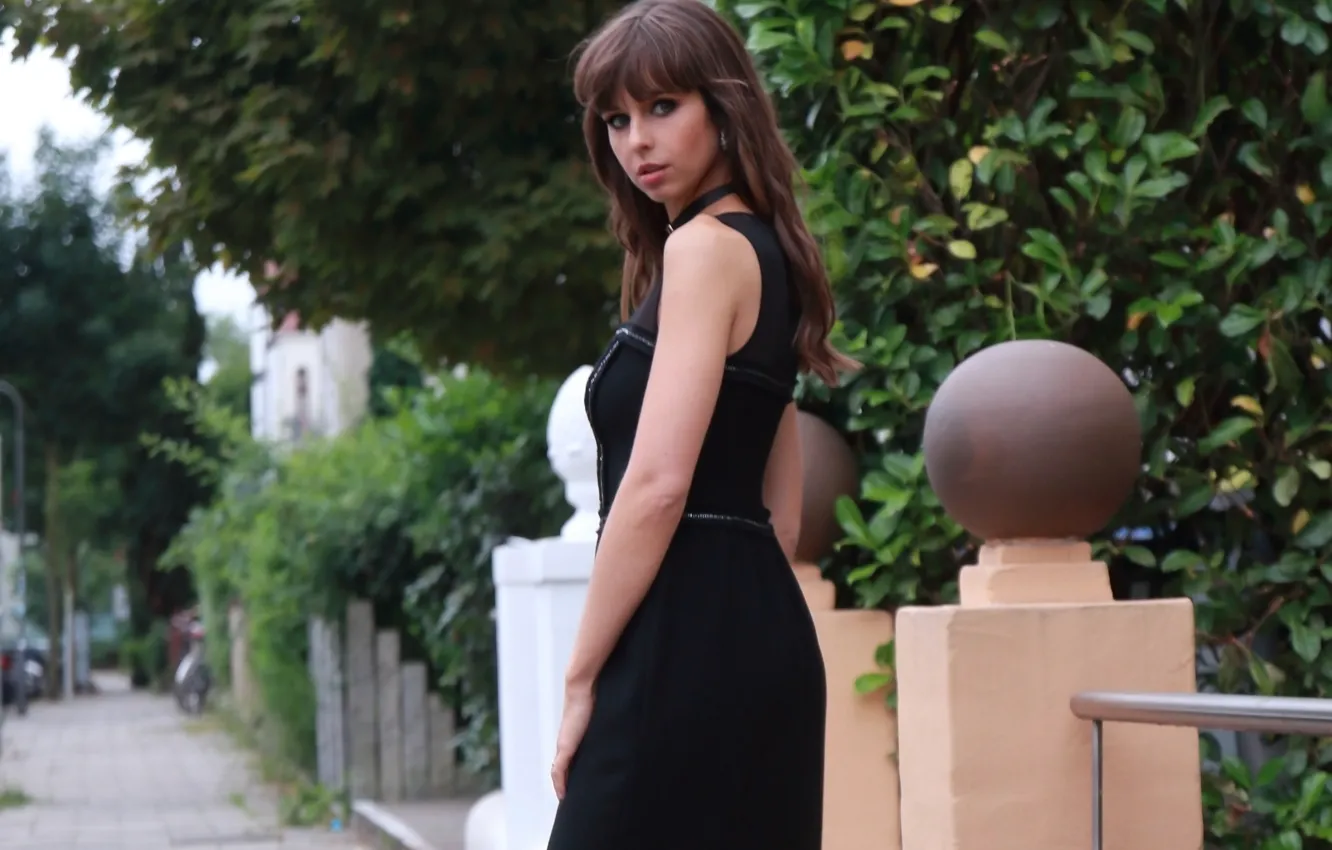 Wallpaper Girl Long Hair Dress Beautiful Pretty Attractive 0394