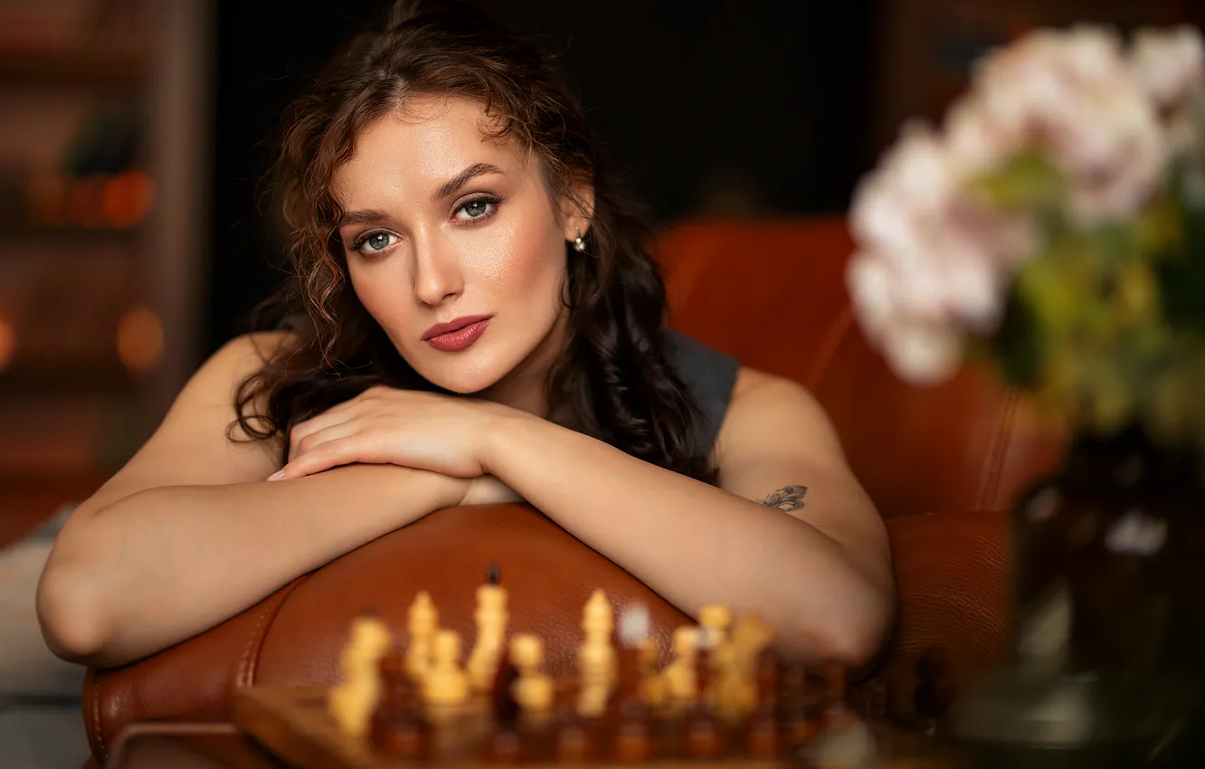 Wallpaper look, beauty, charming, Nastya, Portrait of a woman, Dmitry Shulgin for mobile and ...