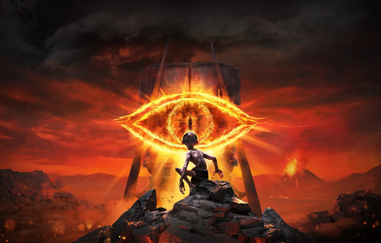 Wallpaper Eyes, Evil, Magic, The Hobbit An Unexpected Journey, Eye ...