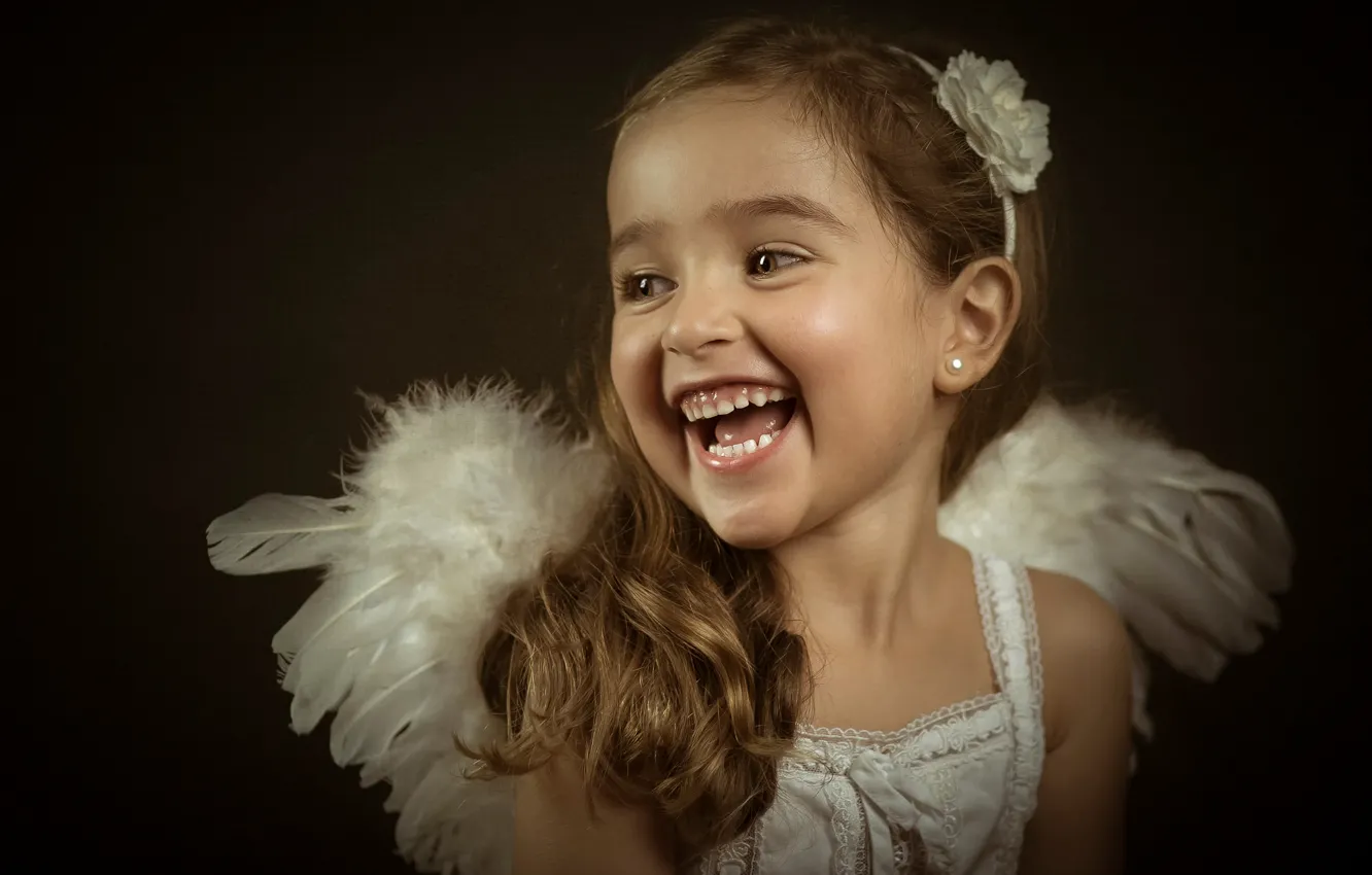Wallpaper portrait, laughter, girl, Lidia, Little Angels for mobile and ...