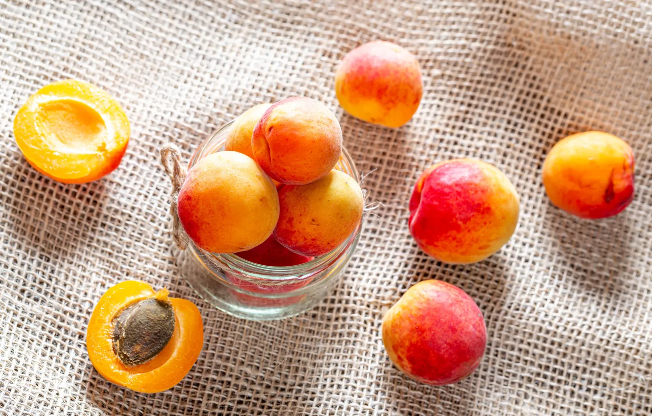 Wallpaper Bank, fruit, apricots images for desktop, section еда - download