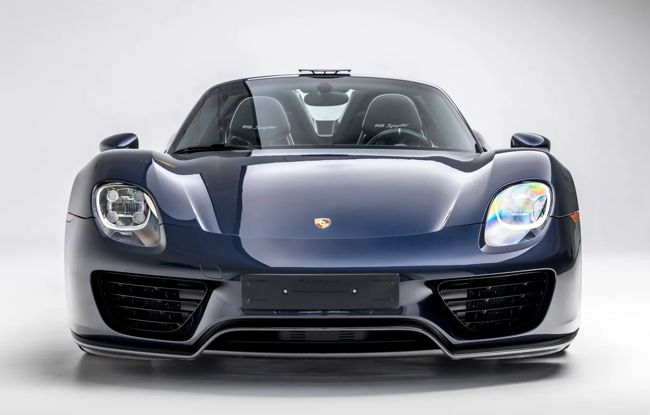 Wallpaper Blue, Supercar, 2015, PORSCHE 918, SPYDER, WEISSACH for ...