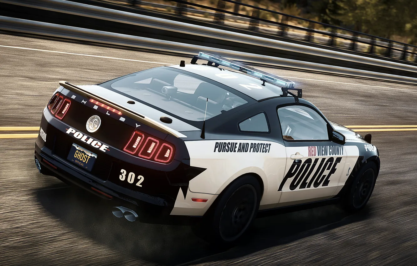 Wallpaper Mustang, Ford, Shelby, Need for Speed, nfs, police, 2013 ...