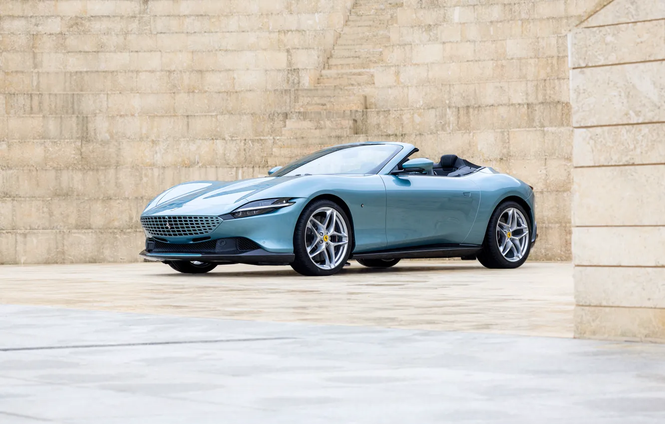 Wallpaper Ferrari, sports car, Roma, Ferrari Roma Spider for mobile and ...