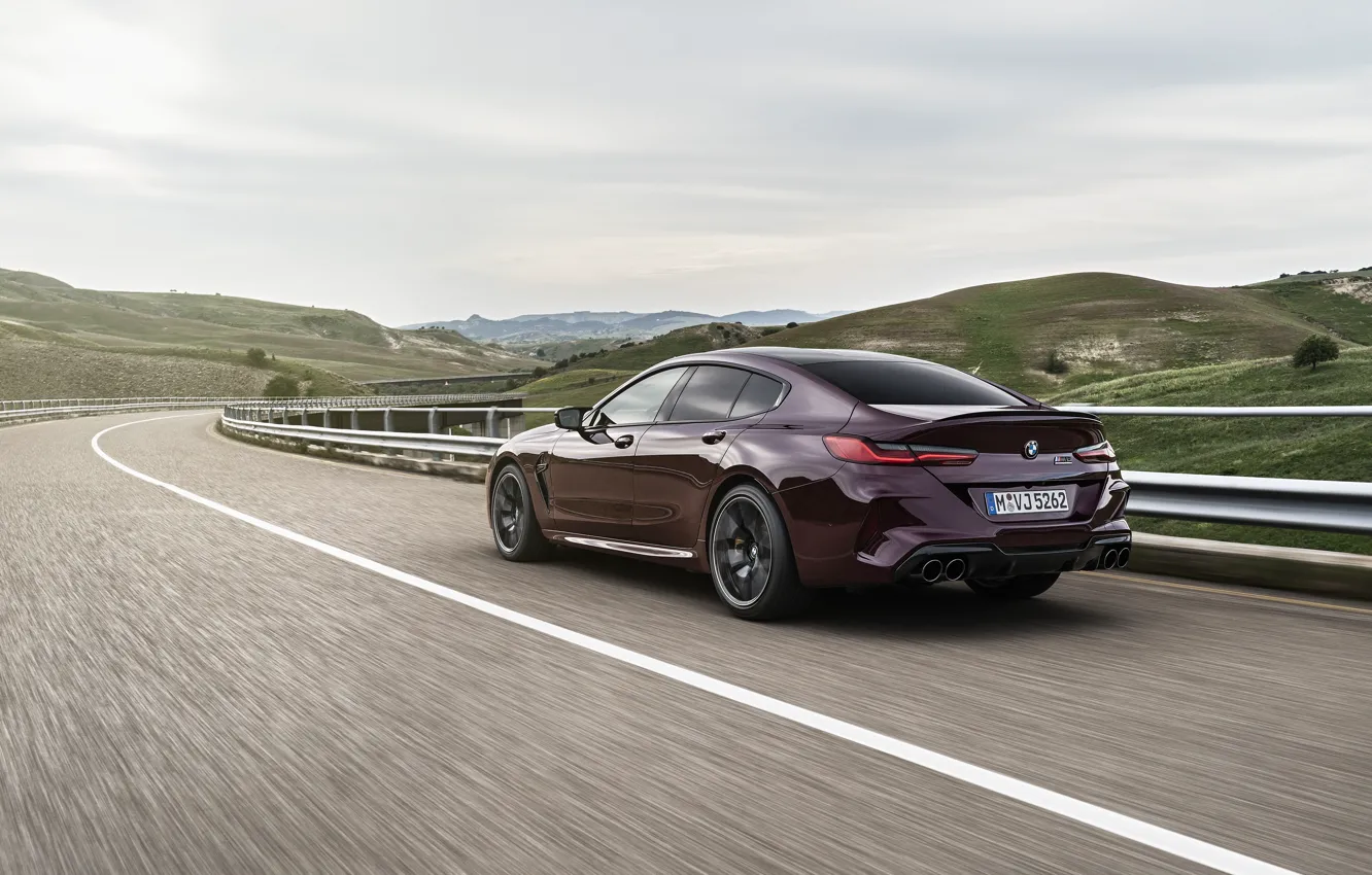 Wallpaper coupe, BMW, highway, four-door, 2019, M8, M8 Gran Coupe, M8 ...