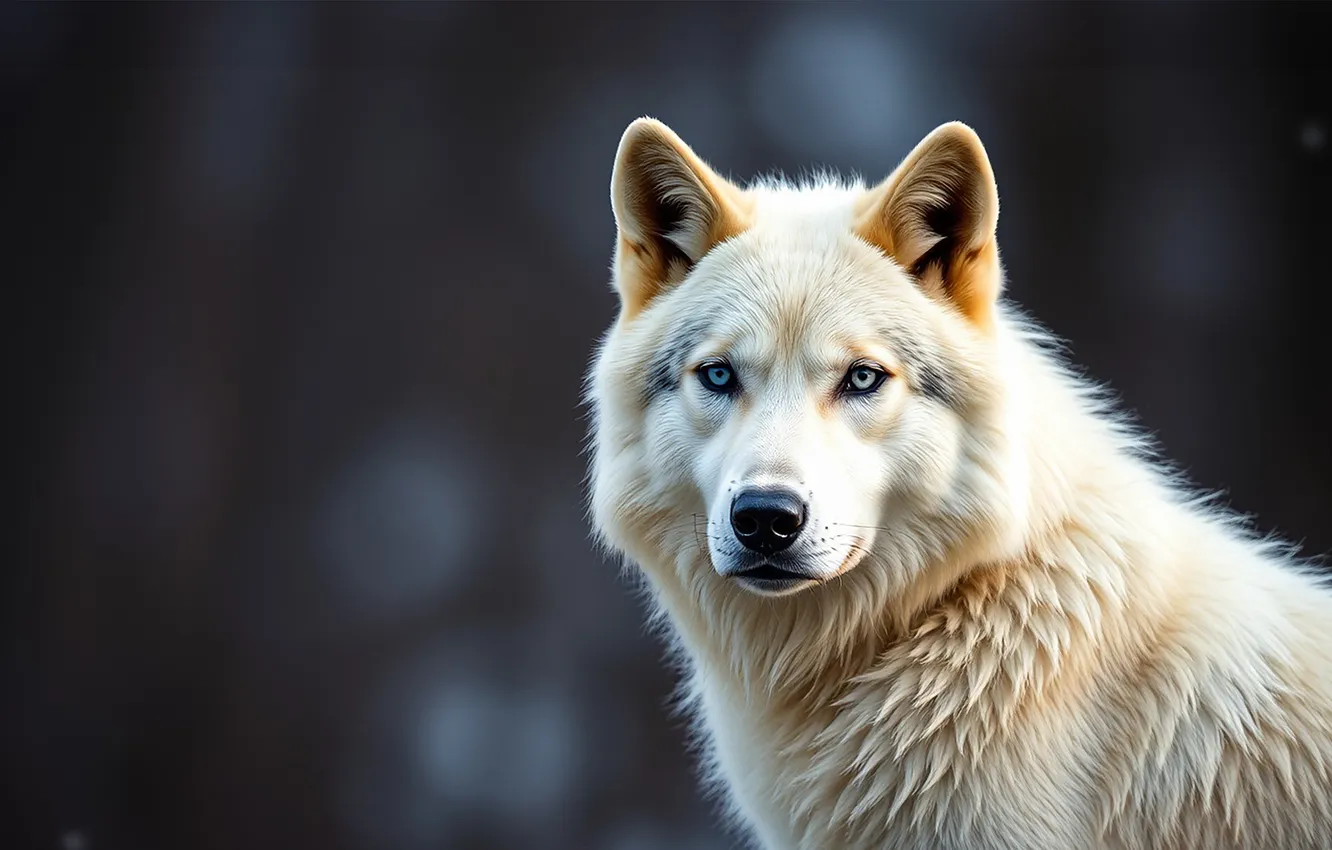 Wallpaper nature, snow, predator, face, animal, wolf, wolves, wildlife ...