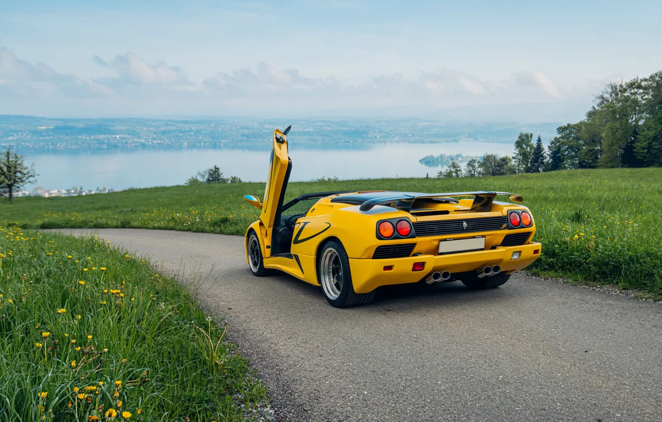 Wallpaper Lamborghini, lambo, Diablo, 1998, rear view, Lamborghini ...