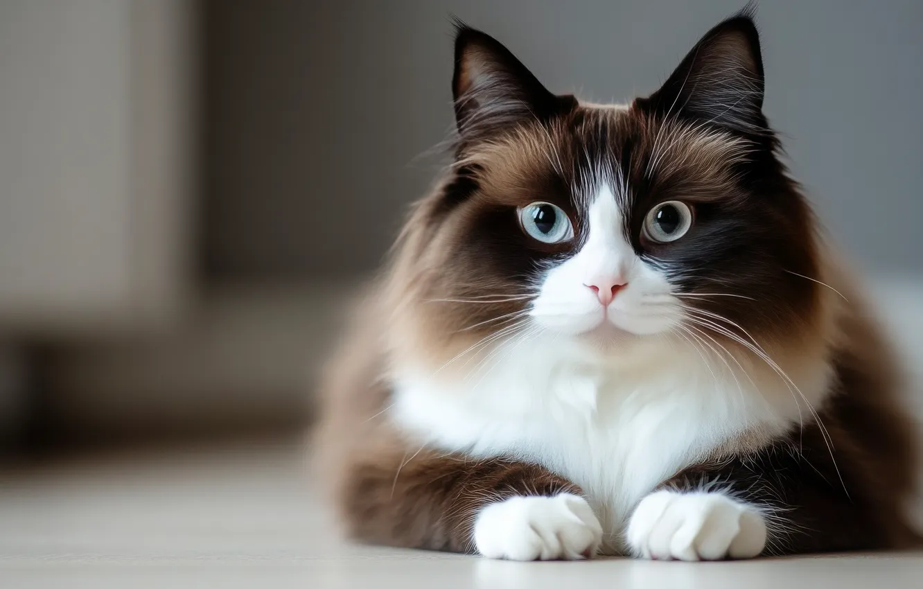 Wallpaper cat, cat, look, pose, face for mobile and desktop, section ии ...