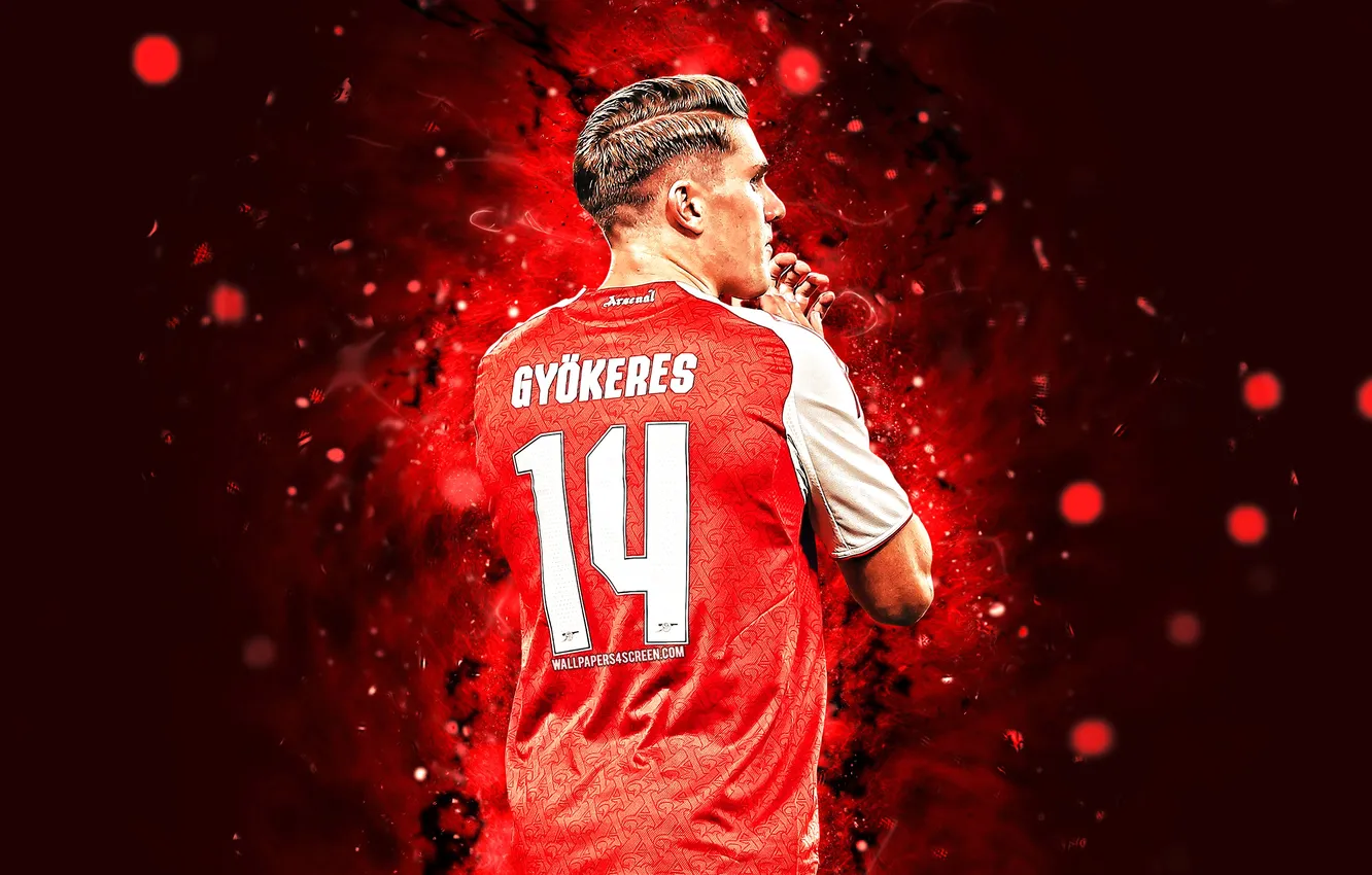 Wallpaper football, Arsenal, soccer, gunners, Swedish, Viktor Gyokeres ...
