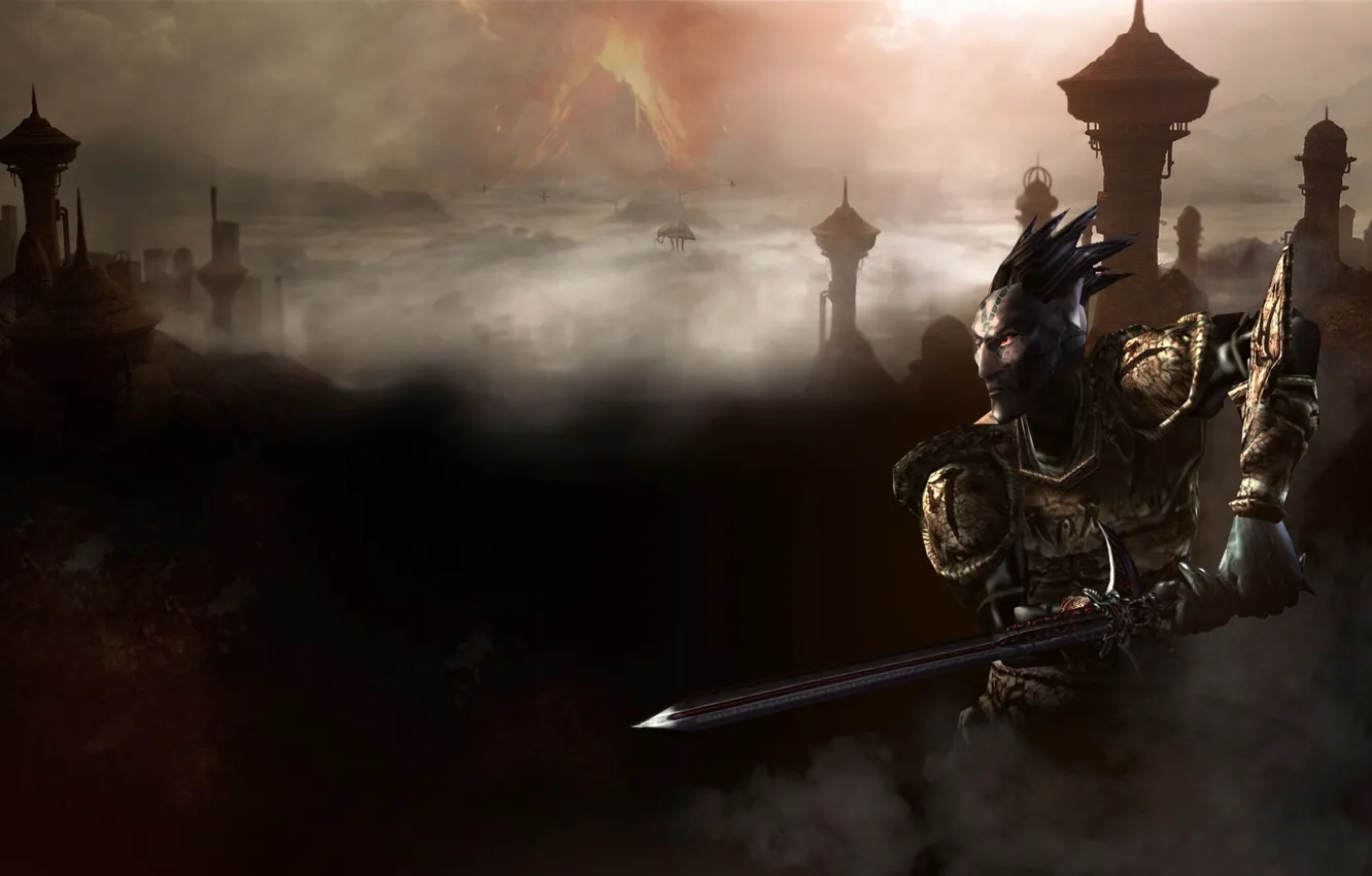 Wallpaper fog, sword, Morrowind for mobile and desktop, section игры ...