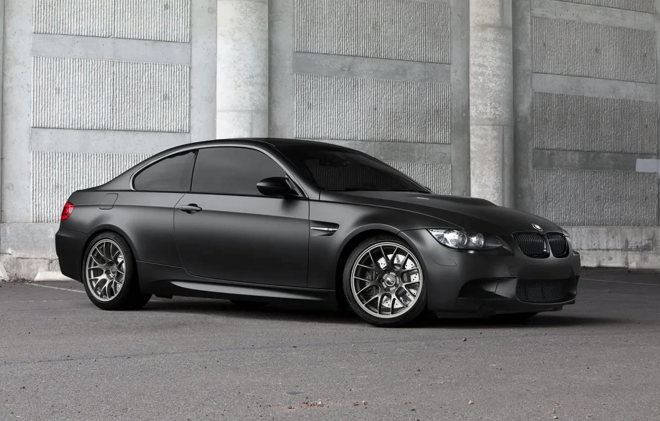 Wallpaper bmw, e92, shadow, black matte, m3 for mobile and desktop ...
