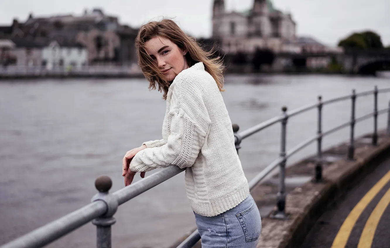 Wallpaper girl, sexy, nipples, boobs, eyes, smile, beautiful, figure for mobile and desktop ...