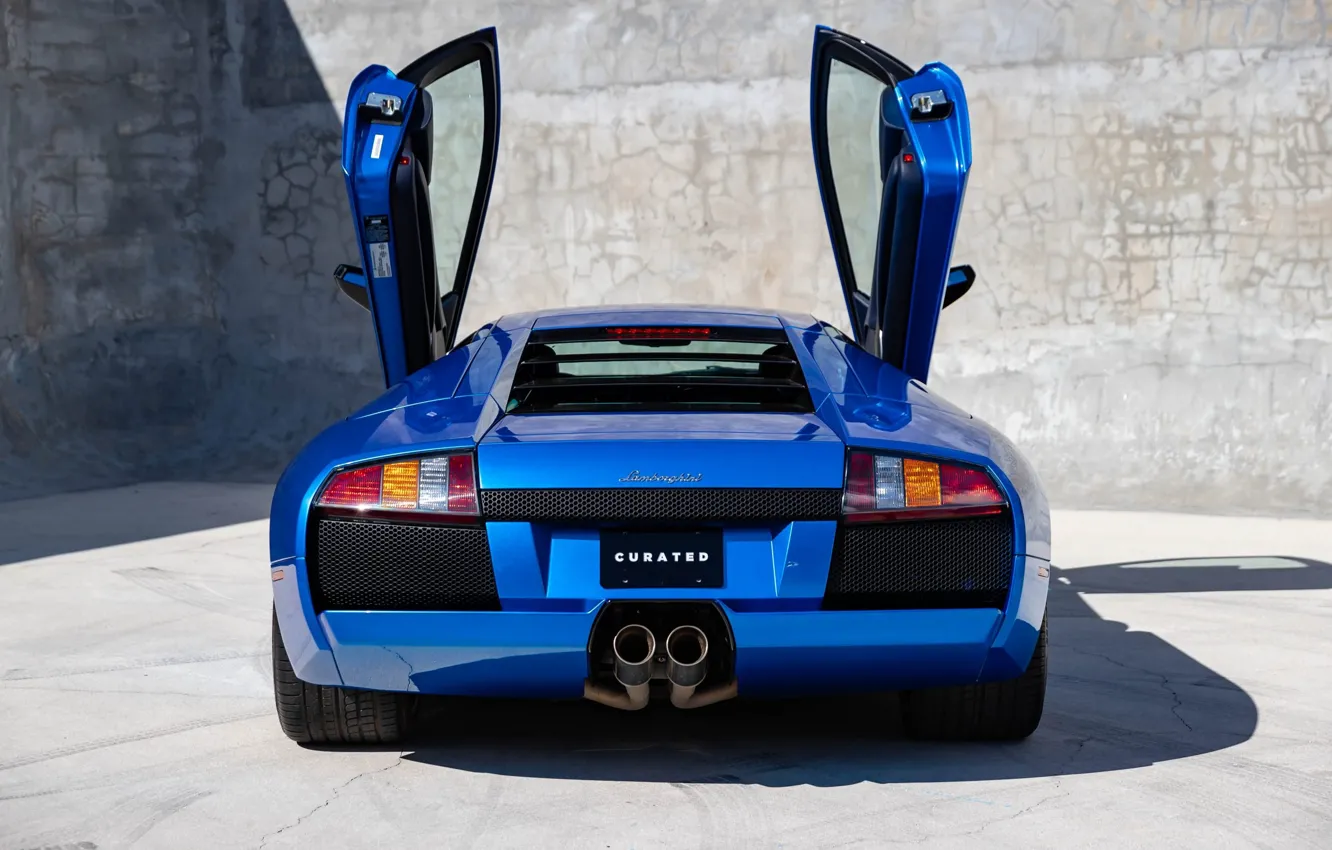 Wallpaper Lamborghini, rear view, Lamborghini Murcielago, Murcielago ...