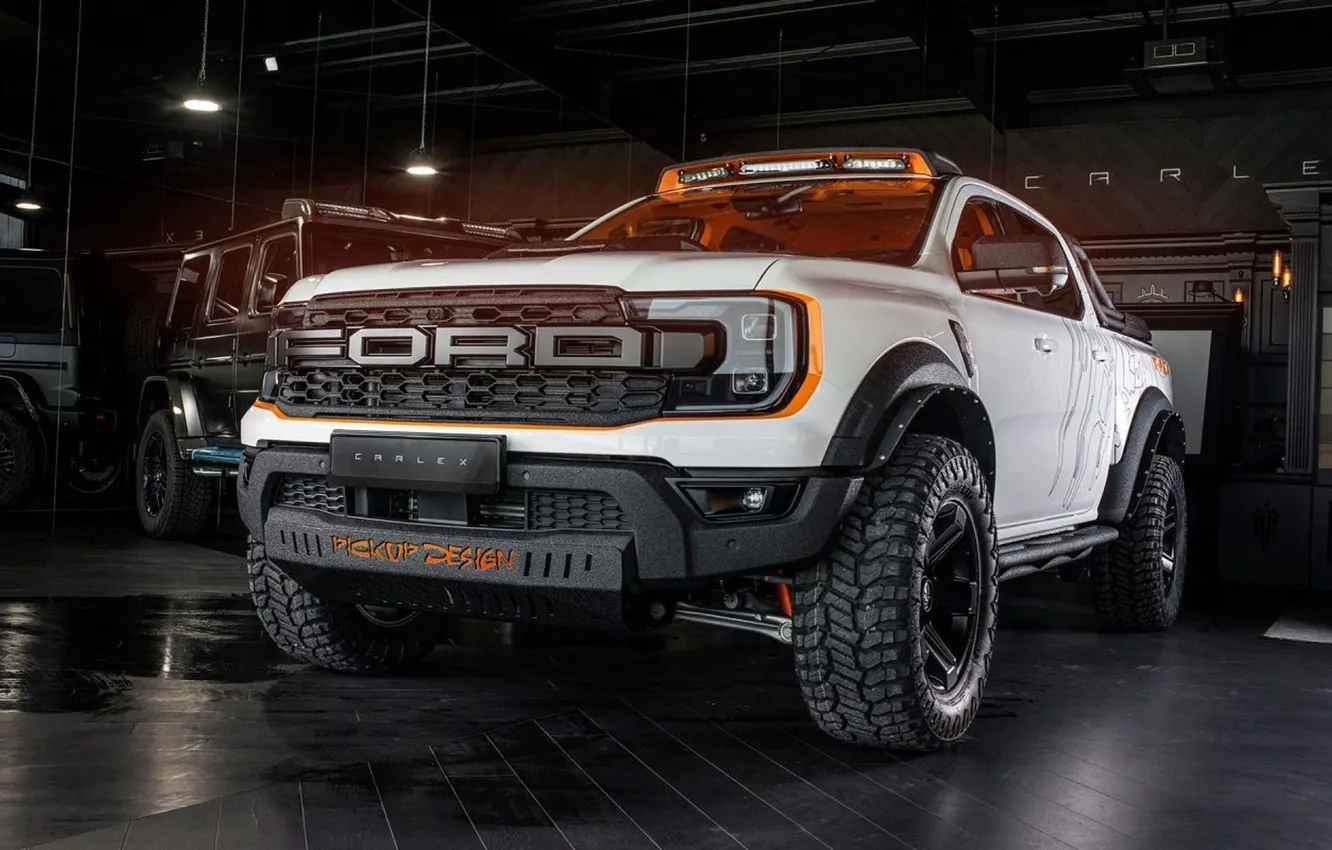 Wallpaper tuning, Ford, front view, Raptor, pickup, Ford Ranger, T-REX ...