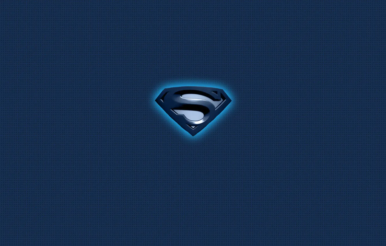 Wallpaper picture, Superman, blue background for mobile and desktop ...