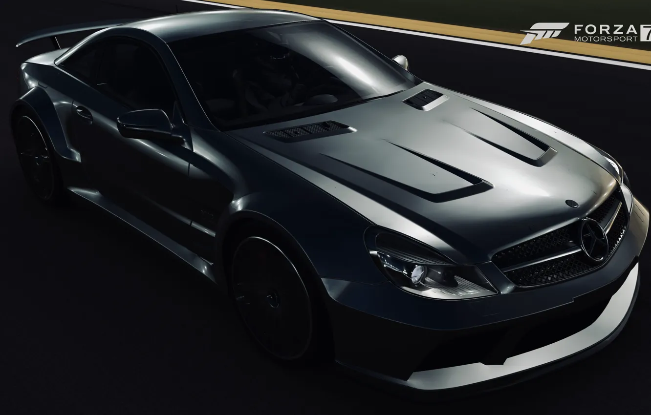 Wallpaper HDR, Mercedes, Benz, AMG, Game, Black Series, FM7, UHD, Forza ...
