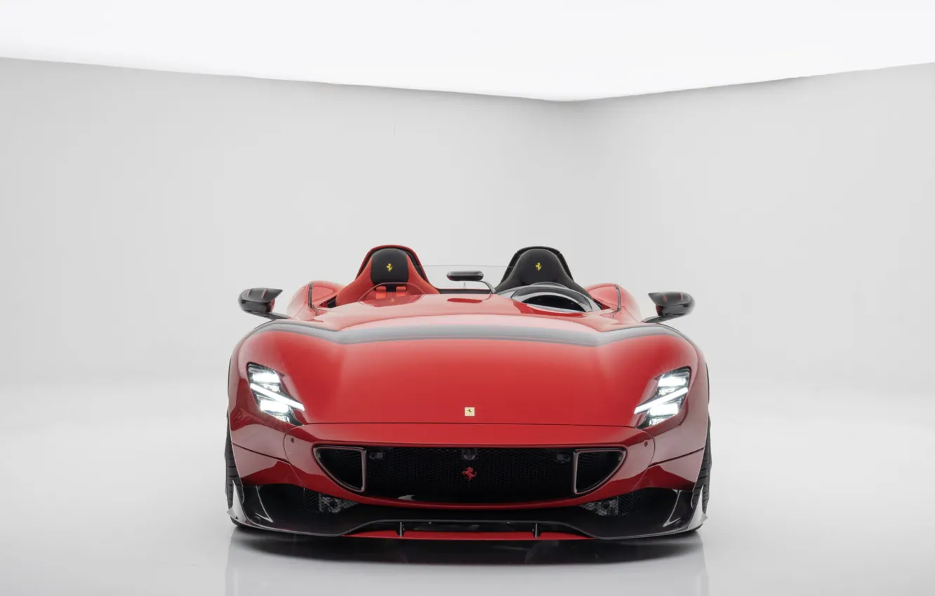 Wallpaper tuning, Ferrari, supercar, front view, Mansory, Ferrari Monza ...