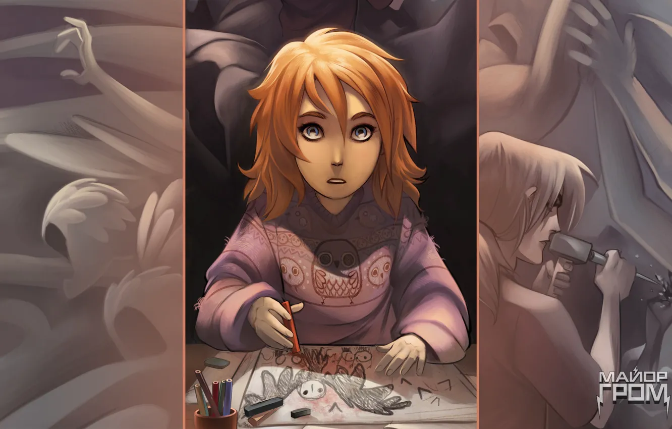 Wallpaper art, Comic, art, Bubble, 2014, the plague doctor, Major ...