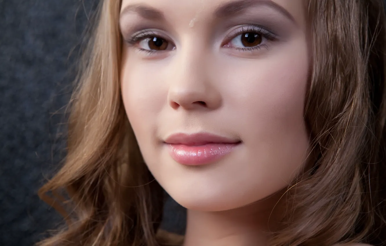 Wallpaper Girl, happy, smile, lips, face, cute, Caesaria, lock for ...