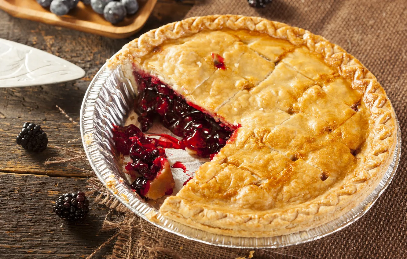 Wallpaper blueberries, pie, cakes, blueberry filling for mobile and ...