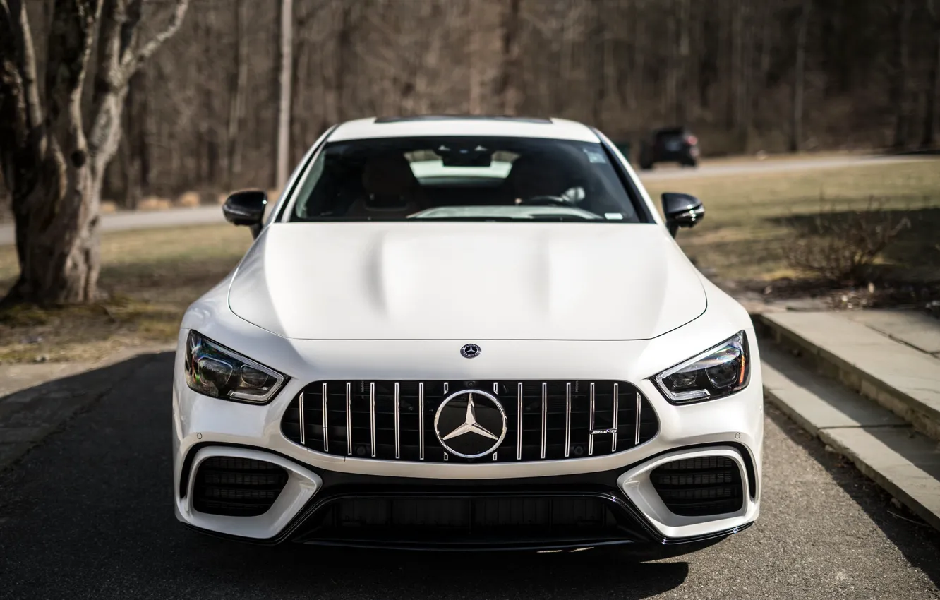 Wallpaper CLS, Light, Mercedes, AMG, White, Autumn, Sight images for ...