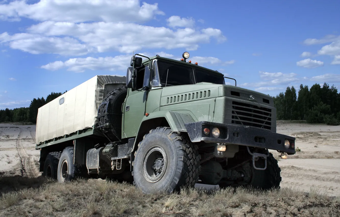 Wallpaper SUV, truck, the SUV, kraz, military car, KrAZ images for ...