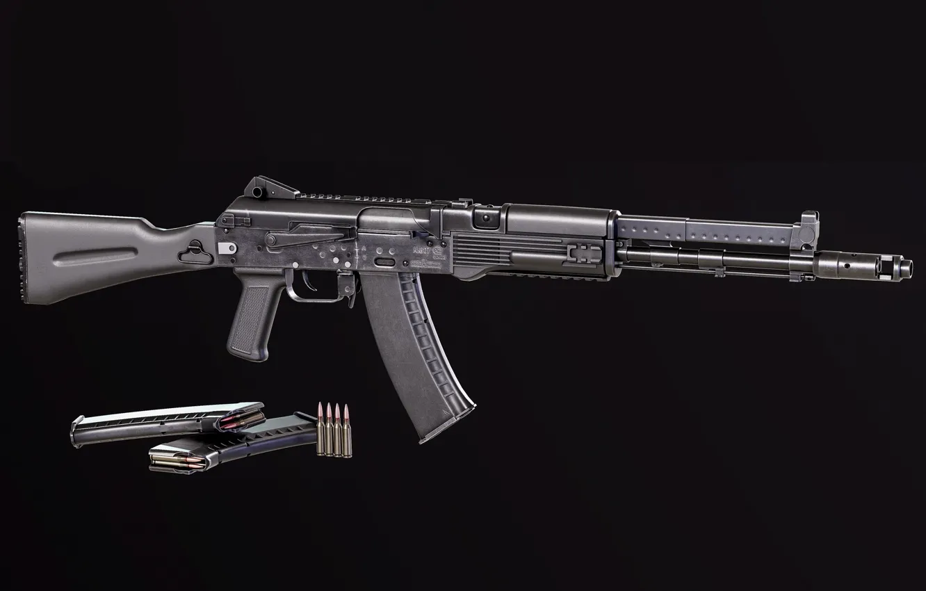 Wallpaper USSR, AK-107, Balanced automatics, An experienced automaton ...