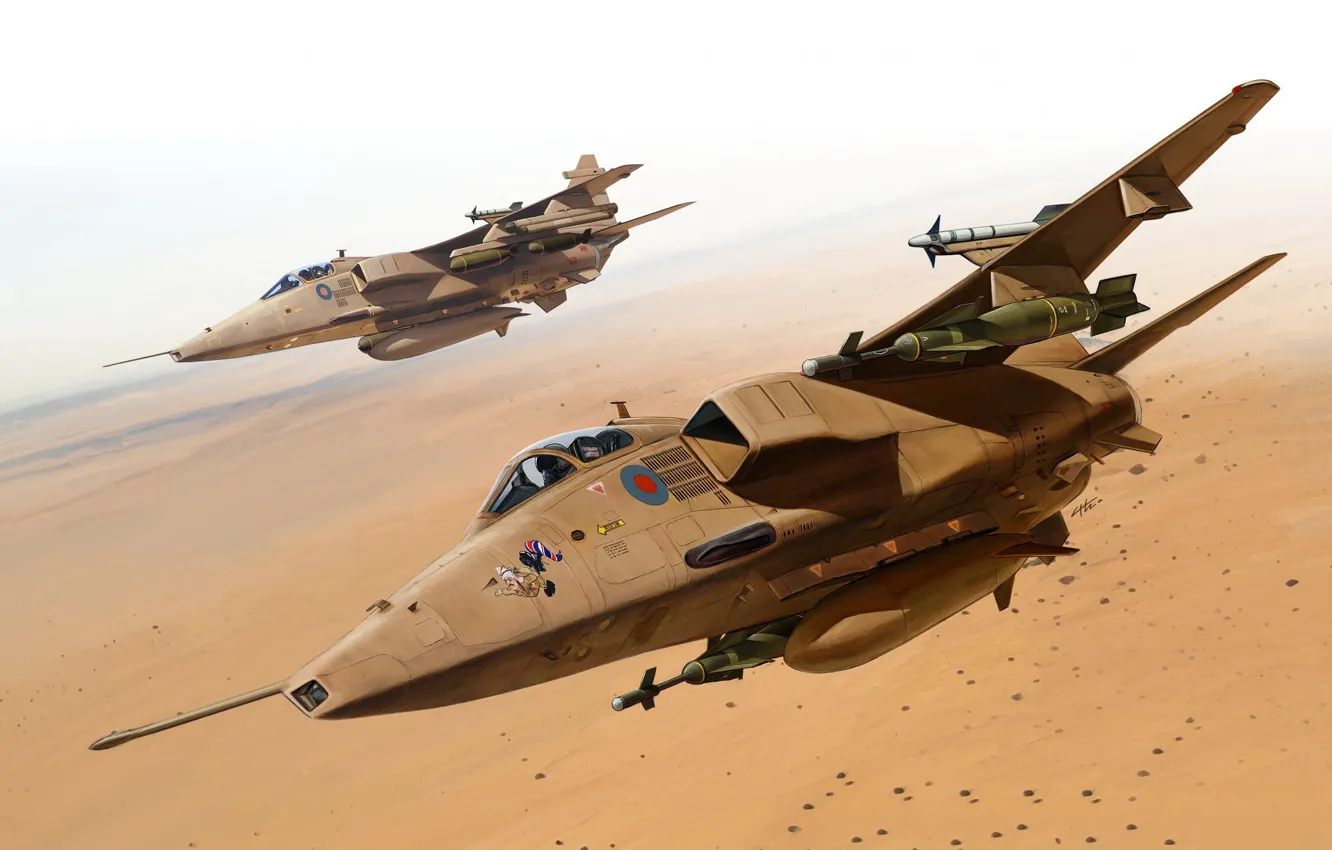 Wallpaper UK, fighter-bomber, RAF, Sepecat Jaguar GR.1/GR.3 for mobile ...