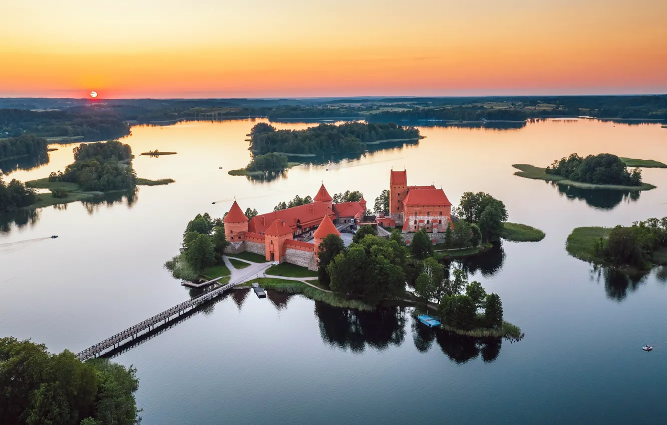Wallpaper Trakai, Lithuania, pilis for mobile and desktop, section ...