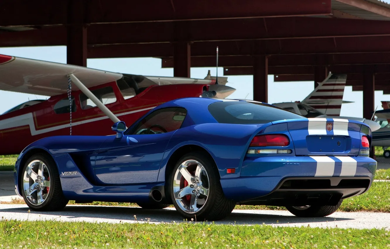 Wallpaper Dodge, supercar, Viper, rear view, Coupe, SRT10, Dodge.Viper ...