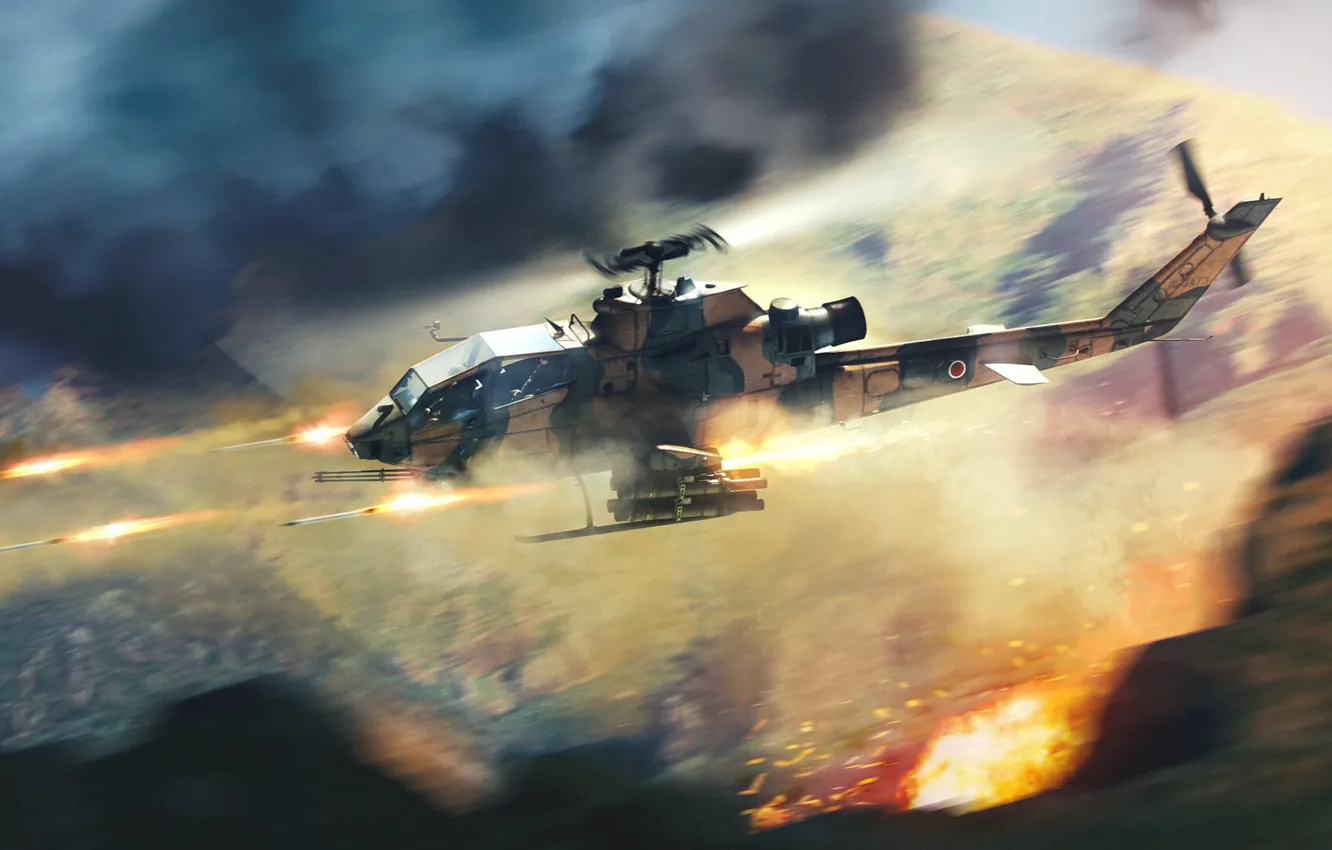 Wallpaper The game, Cobra, Art, Aviation, BBC, Cobra, War machine ...