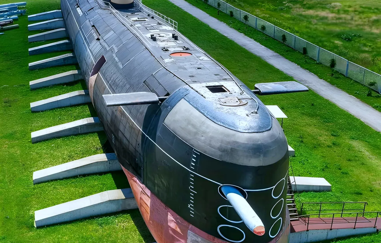 Wallpaper The submarine museum, B-307, project 641b for mobile and ...