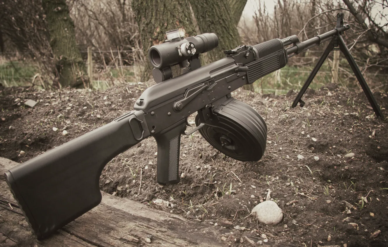 Wallpaper optics, machine gun, Kalashnikov, manual, RPK-74 for mobile ...