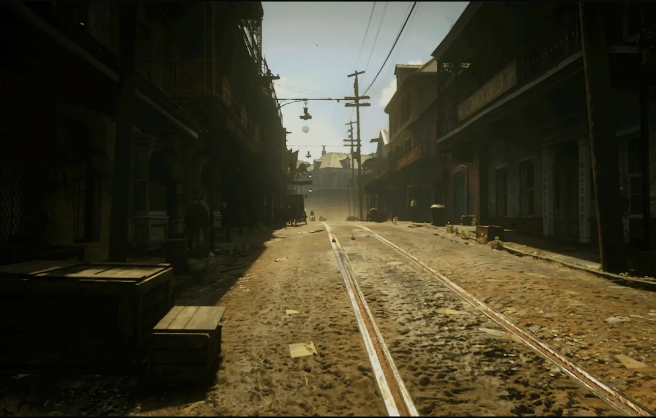 Wallpaper city, game, street, Red Dead Redemption 2, XBox One X, RDR2 ...