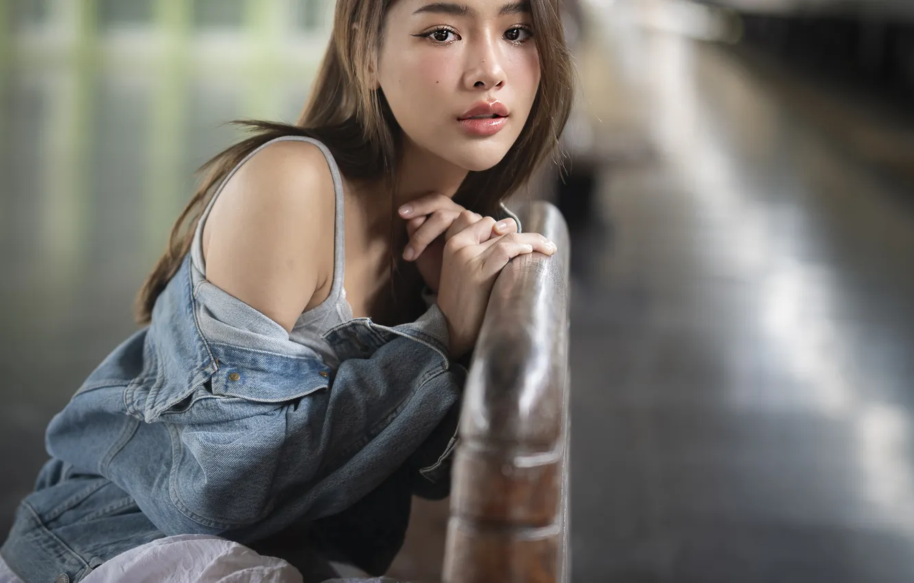 Wallpaper girl, model, Asian, Arnie for mobile and desktop, section ...