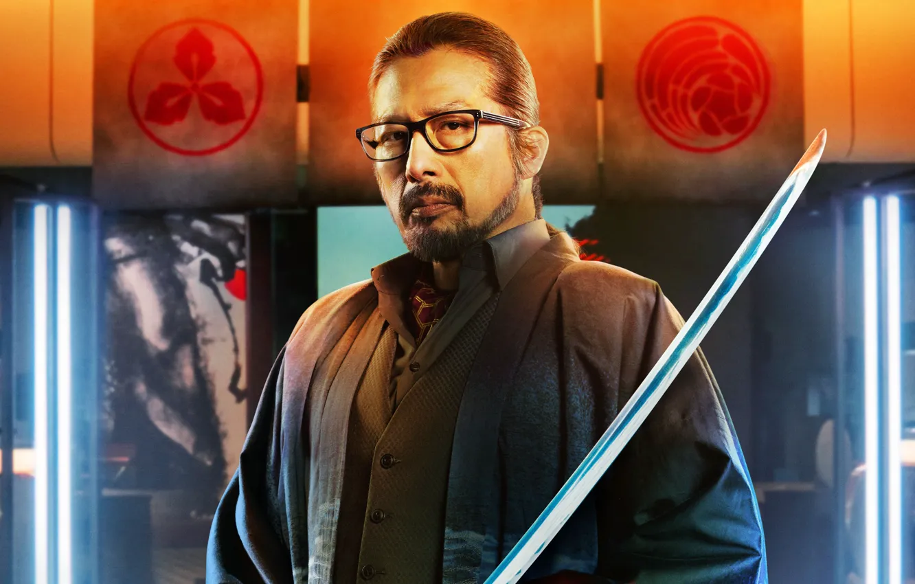 Wallpaper glasses, sword in hand, John Wick: Chapter 4, John Wick 4 ...