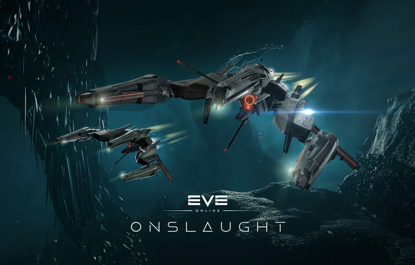 Wallpaper space, planet, asteroids, space, ruins, spaceship, eve online ...