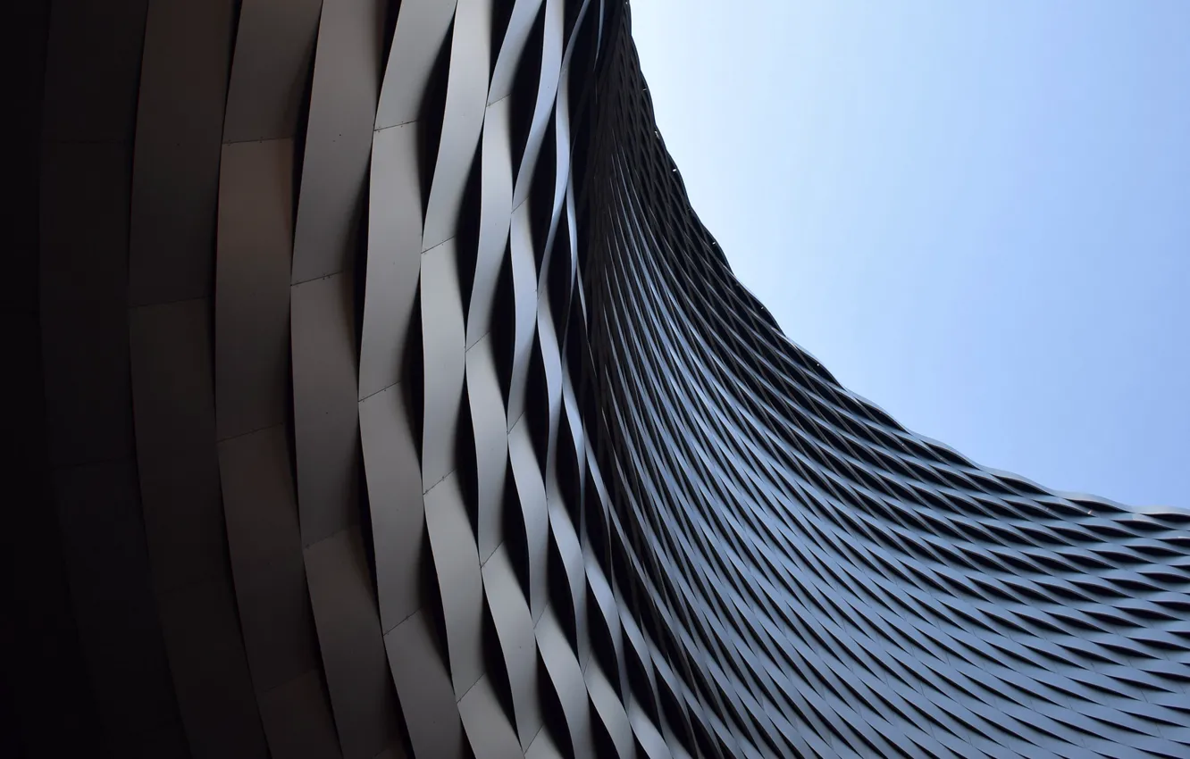 Wallpaper the sky, the building, bending, architecture for mobile and ...