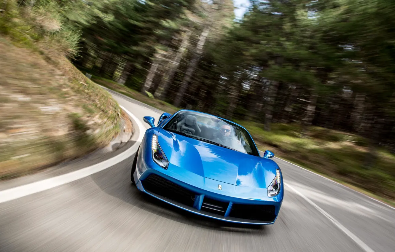 Wallpaper Ferrari, Ferrari, Spider, The front, 488 for mobile and ...