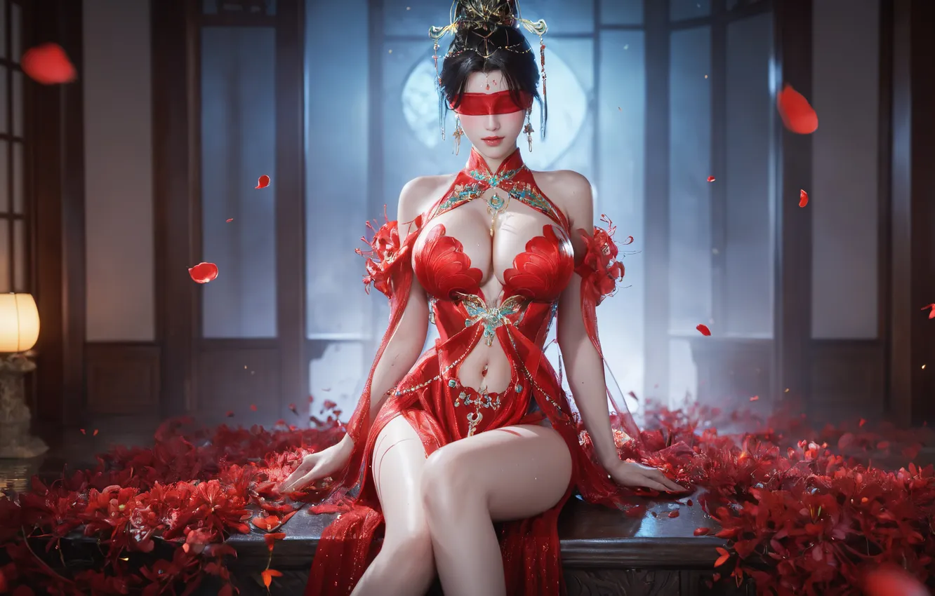 Wallpaper breast, sexy girl, Naraka Bladepoint, Viper Ning for mobile and desktop, section ...