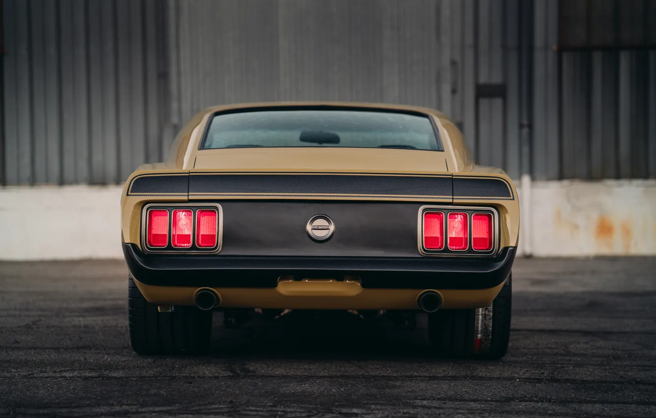 Wallpaper Mustang, Ford, Boss 302, rear view, 1970, SpeedKore, RDJ for ...