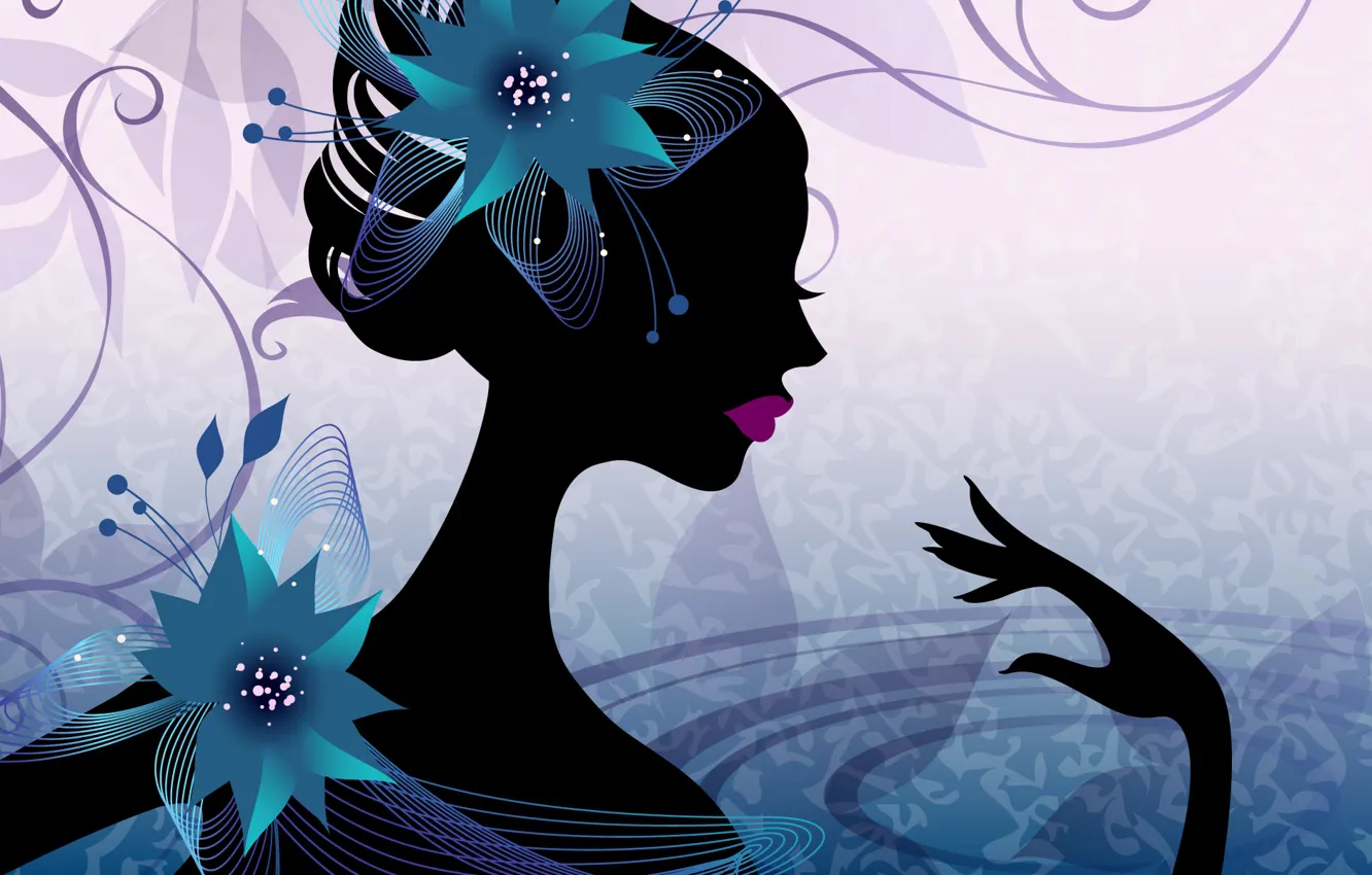 Wallpaper style, silhouette, Digital art for mobile and desktop ...