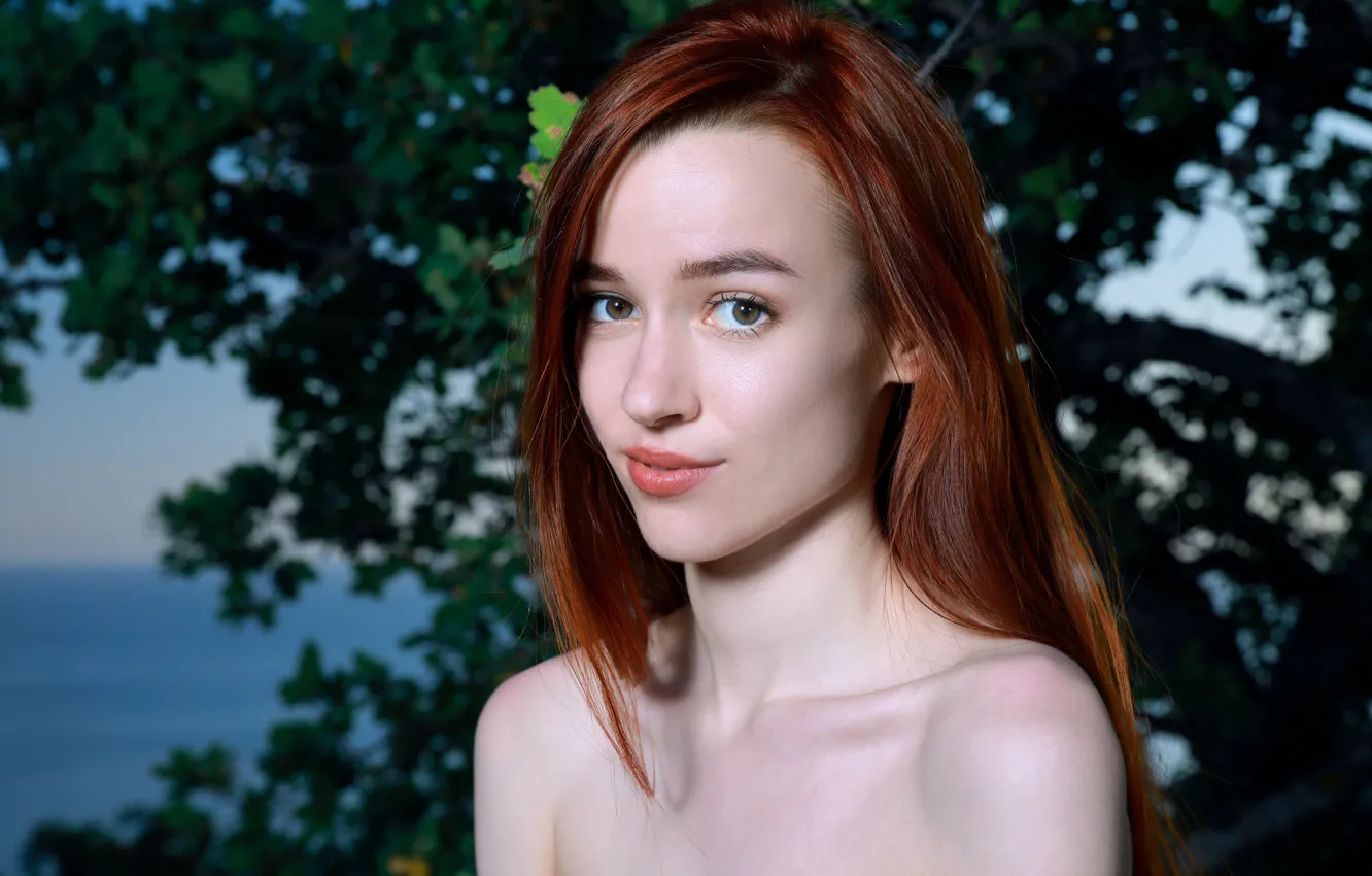 Wallpaper long hair, model, redhead, sexy woman, hot babe, beautiful ...