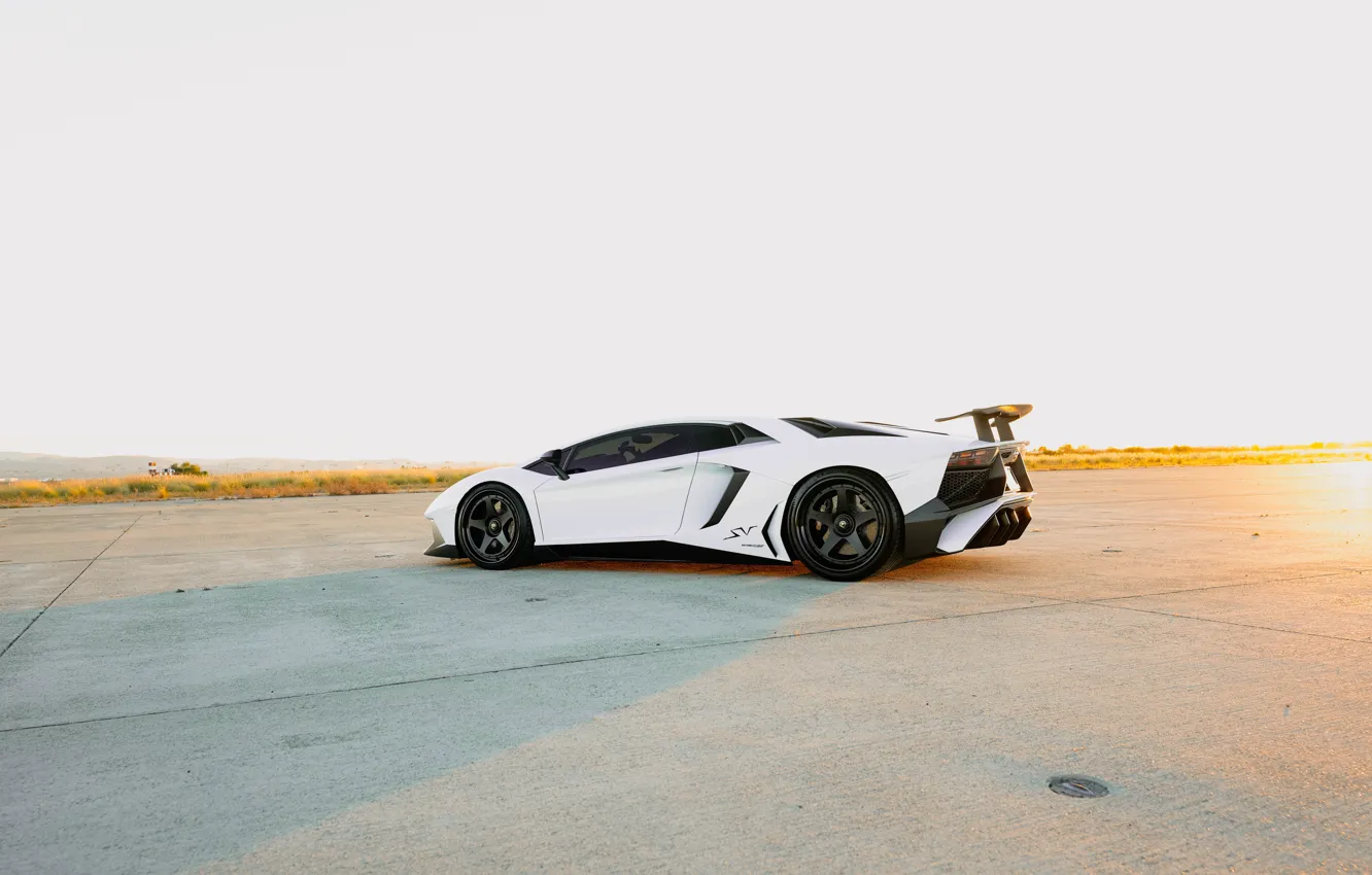 Wallpaper White, Aventador, Rear View, LP770-4 SVJ for mobile and ...