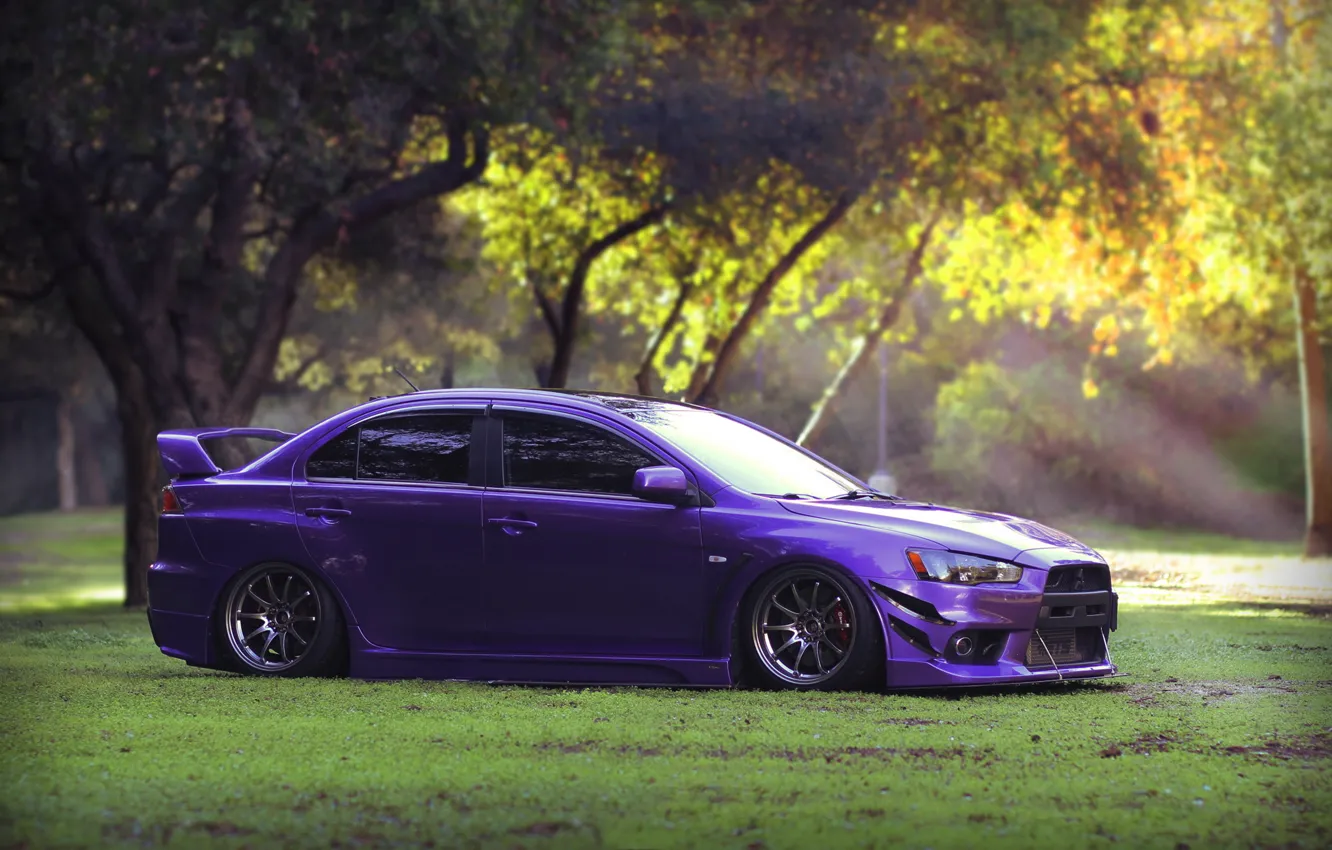 Wallpaper tuning, Mitsubishi, stance, mitsubishi lancer evo x for ...