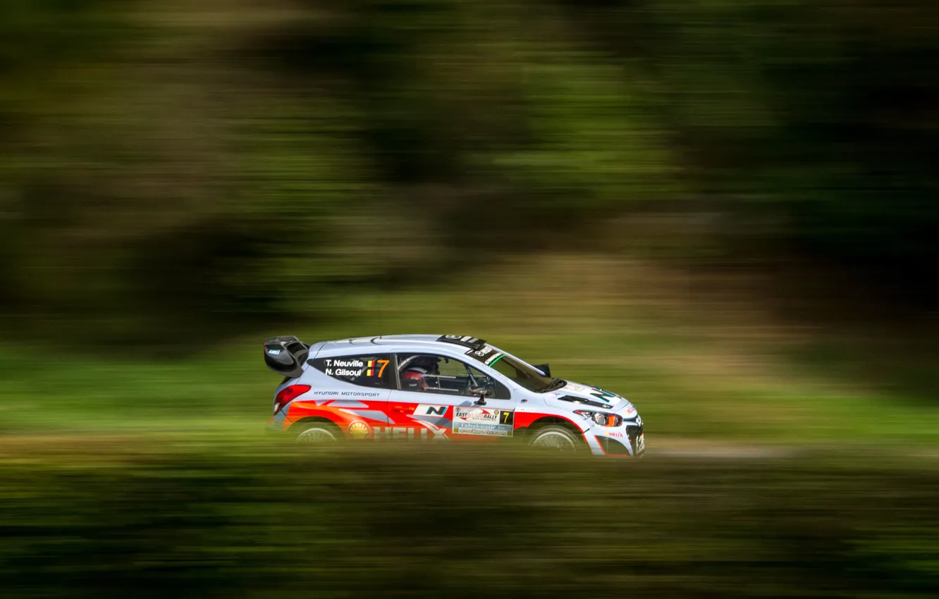Wallpaper Grass, Forest, Profile, Hyundai, Rally, i20, Neuville for ...