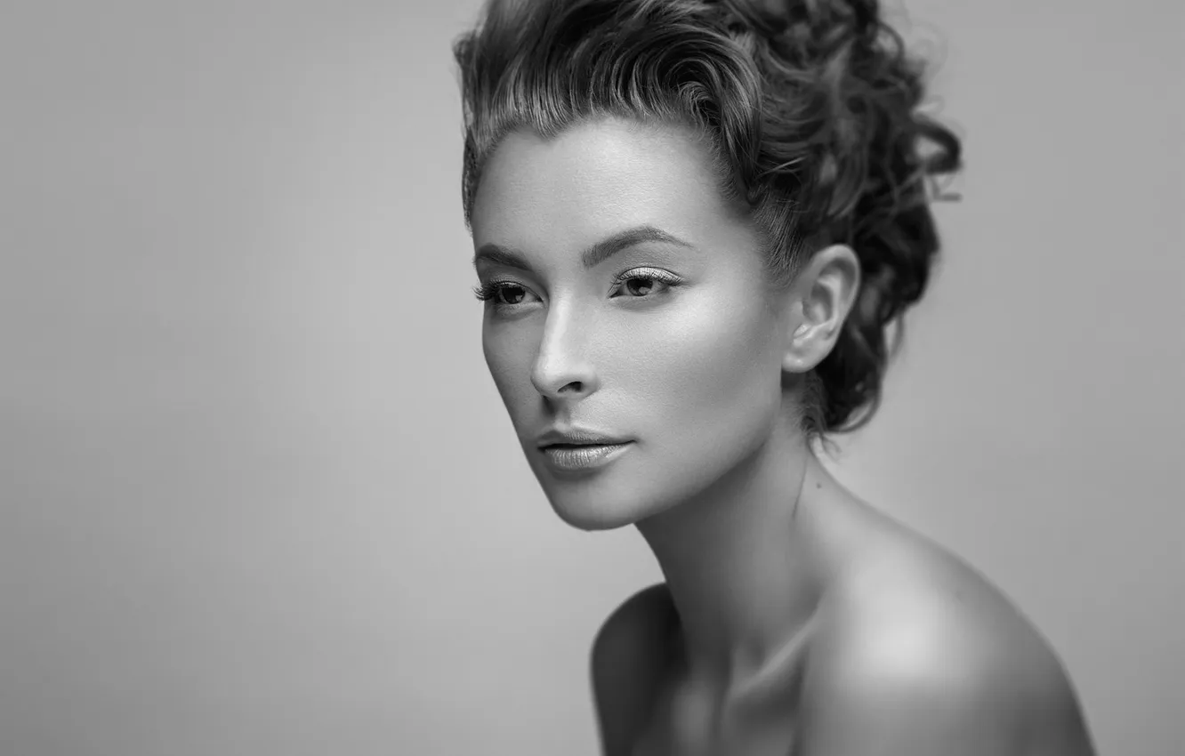 Wallpaper portrait, Ruta, black white, Mindaugas Navickas for mobile and desktop, section ...