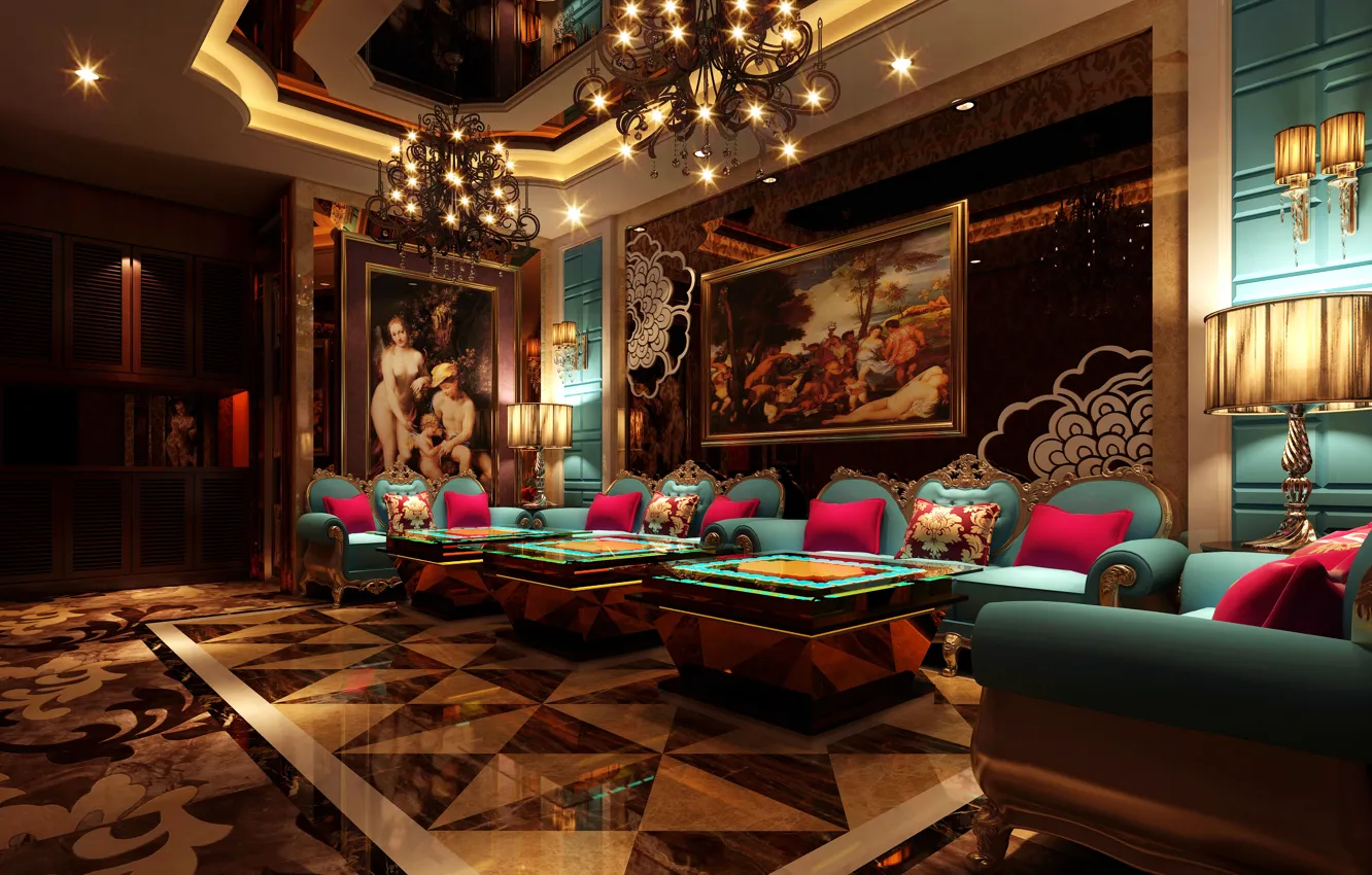 Wallpaper design, style, interior, luxurious vip lounge zone for mobile ...